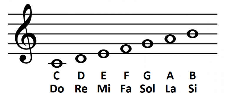 The MAJOR SCALE Notes and 7 Positions on the Guitar