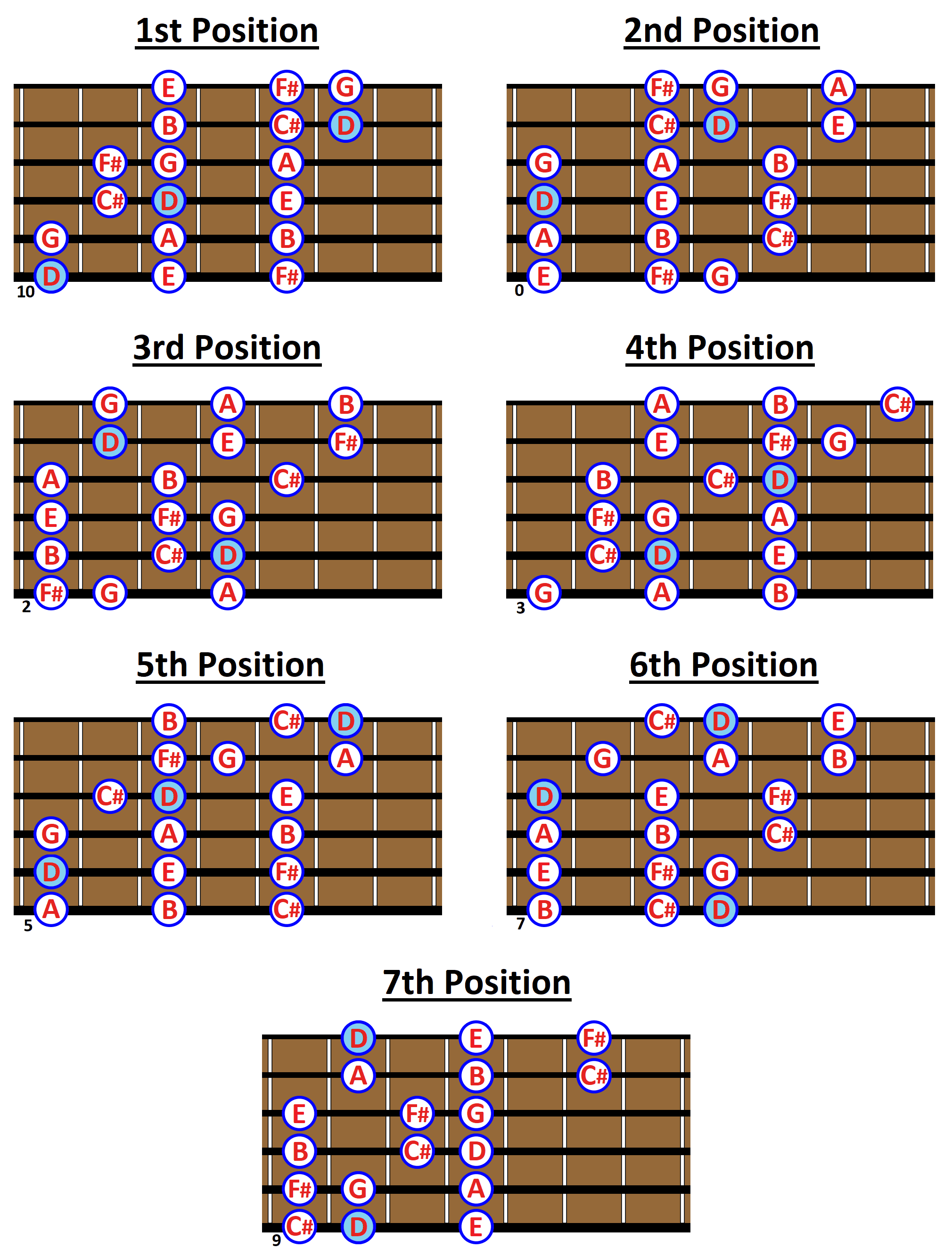 D Major Scale D Major Scale