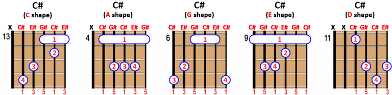 How to Play C# major Chord on Guitar, Ukulele and Piano [with PDF]