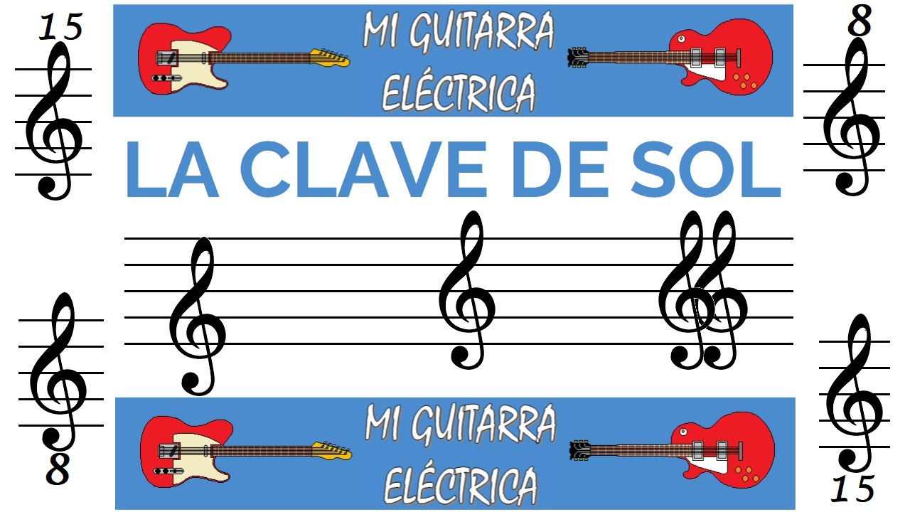 La CLAVE DE SOL: Dibujo y Notas en el Pentagrama